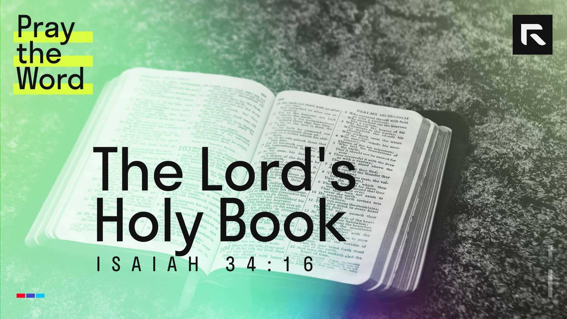 The Lord's Holy Book (Isaiah 34:16) – Radical